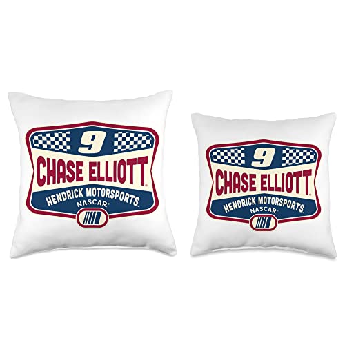 OURAY SPORTSWEAR NASCAR-Chase Elliott Shield Throw Pillow, 18x18, Multicolor