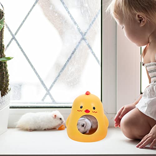 Alipis Hamster Accessories Hamster Accessories Cute Ceramic Small Pet Hamster Summer House Hamster Rat for Small Animal Chinchilla Hedgehog Cool Hamster Hideout Hamster Hideout