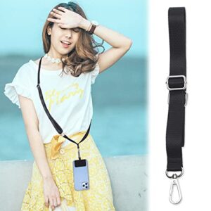 Eco-Fused Phone Straps - 3X Adjustable Neck, Wrist Strap and Stretchy Tether with Phone Pads - Universal Lanyards Holds All Smartphones with Full Coverage Cases