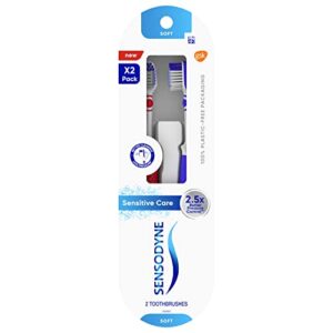 sensodyne sensitive care soft toothbrush - pack of 2