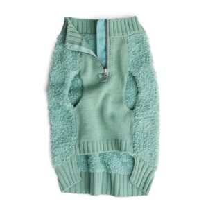 YOULY Sage Fuzzy Dog Sweater, Small