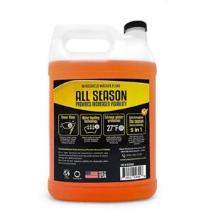 MWC 446948 Windshield Washer Fluid All Season Provides Increased Visibility Orange 1 Gal