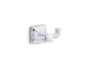 kohler 27411-cp riff™ robe hook, polished chrome