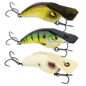 A10 Square Bill Crankbait (Yellow Perch) Crankbait Top Water Fishing Lures for Freshwater Bass Fishing Lures