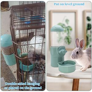 Hamiledyi Rabbit Automatic Water Dispenser Hanging Bunny Water Bottle Pet Water Bowl for Rabbit Chinchilla Guinea Pig Ferret Dog Cat(Automatic Water Dispenser)