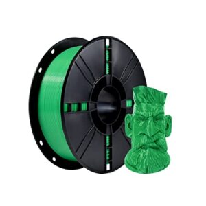 iboss pla plus (pla+) 3d printer filament 1.75mm,1kg spool (2.2lbs) toughness enhanced 3d printing filament,dimensional accuracy +/- 0.02mm,1.75mm pla plus filament,fit most fdm printer(green)