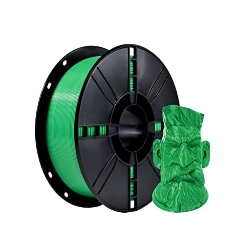 iBOSS PLA Plus (PLA+) 3D Printer Filament 1.75mm,1kg Spool (2.2lbs) Toughness Enhanced 3D Printing Filament,Dimensional Accuracy +/- 0.02mm,1.75mm PLA Plus Filament,Fit Most FDM Printer(Green)