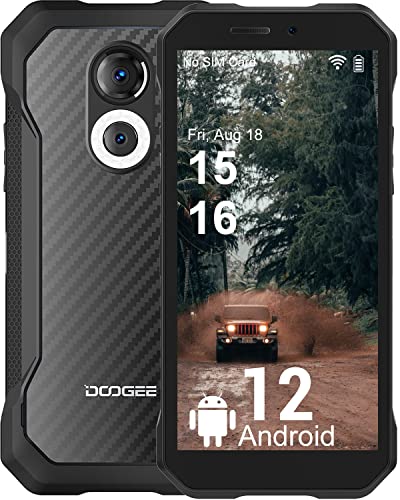 DOOGEE S61 Rugged Smartphone - 2022 Android 12 Rugged Phone - 20MP Night Vision Camera - 6GB+64GB - IP68 Waterproof Unlocked Cell Phone Outdoor- 5180mAh Battery - 6.0" IPS HD- Dual SIM 4G (Kevlar)