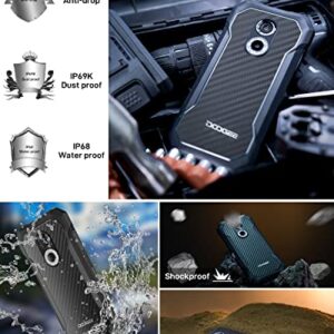 DOOGEE S61 Rugged Smartphone - 2022 Android 12 Rugged Phone - 20MP Night Vision Camera - 6GB+64GB - IP68 Waterproof Unlocked Cell Phone Outdoor- 5180mAh Battery - 6.0" IPS HD- Dual SIM 4G (Kevlar)