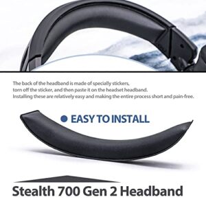 Stealth 700 Gen 2 Headband - Compatible with Stealth 700 Gen 2 Headset I Replacement Kit with Microphone Foam and Installation Tool