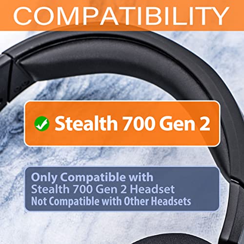 Stealth 700 Gen 2 Headband - Compatible with Stealth 700 Gen 2 Headset I Replacement Kit with Microphone Foam and Installation Tool