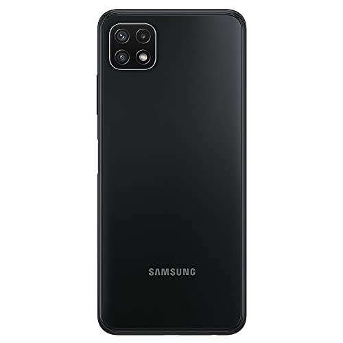 Samsung Galaxy A22 5G (128GB, 4GB) 6.6" 90Hz, Android 11, 48MP Triple Camera, Dual SIM 4G Volte Unlocked (GSM Only) International Model A226BR/DSN (Extra Fast Charger Bundle, Gray) (Renewed)