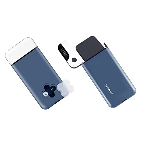 HQ PinShengHuo Cell Phone Lock Box with Timer,Phone Jail,Time Lock Box, Suitable for iPhone and Android Phones, Help to Focus, Prevent Phone Addiction, Portable,Timed,Control Self(Blue)