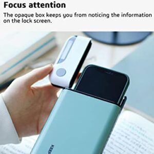 HQ PinShengHuo Cell Phone Lock Box with Timer,Phone Jail,Time Lock Box, Suitable for iPhone and Android Phones, Help to Focus, Prevent Phone Addiction, Portable,Timed,Control Self(Blue)