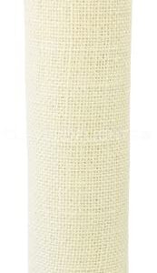 CleverDelights 9" Ivory Burlap Roll - Finished Edges - 5 Yards - Jute Burlap Fabric