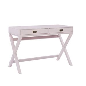 linon light pink rose gold hardware jaycee x base writing desk