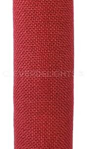 CleverDelights 9" Red Burlap Roll - Finished Edges - 5 Yards - Jute Burlap Fabric