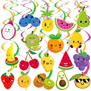 fruit haning swirls fruit party decorations fruit decorations for fruit themed party supplies summer party decorations hawaii party supplies