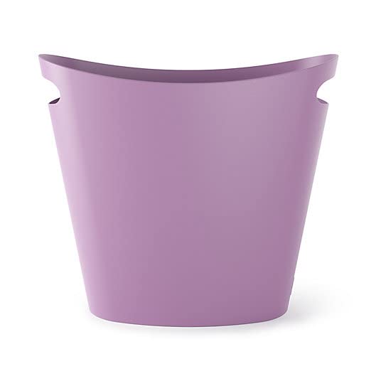 2-Gallon Slim Trash Can in Lavender (Pack of 3)