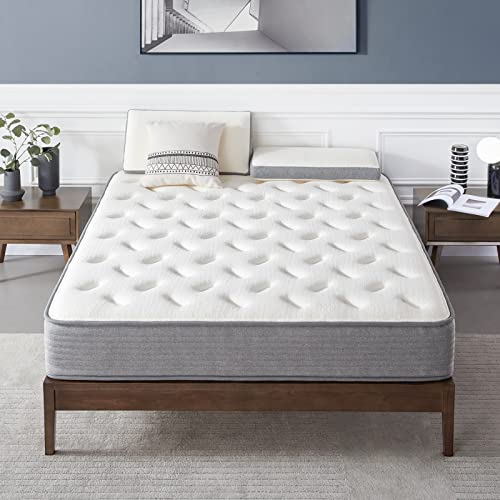 DH DIGLANT HOME Twin Mattress,10" Memory Foam Hybrid Tight Top Mattress with Pocket Spring,Medium-Firm Foam Mattress Sleep Motion Isolation, Supportive & Pressure Relieving,Mattress-in-a-Box