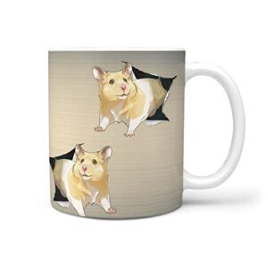 lovely hamster print 360 mug