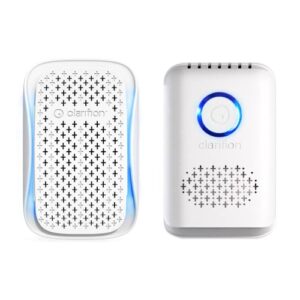 clarifion - dstx portable air purifier (hepa) and odrx (uv-c light) for home bundle