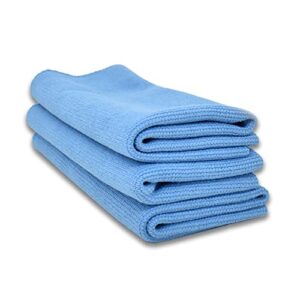 Bass Boat Saver Elite Edgeless Microfiber Cloths 3 Pack - 16" X 16" XL Scratchless Microfiber Cloths - Super Absorbent Marine Reusable Microfiber Towels