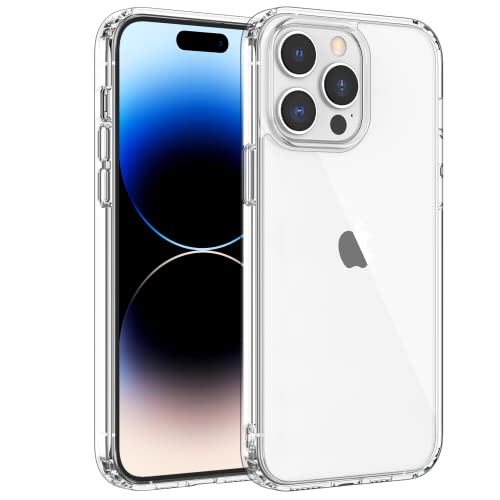 Shamo's Crystal Clear iPhone 14 Pro Case - Slim, Lightweight, and Durable Clear Acrylic Material for Enhanced Protection and Style - Easy to Install and Remove - Compatible with Wireless Charging