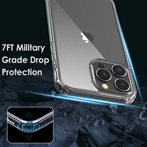 Shamo's Crystal Clear iPhone 14 Pro Case - Slim, Lightweight, and Durable Clear Acrylic Material for Enhanced Protection and Style - Easy to Install and Remove - Compatible with Wireless Charging