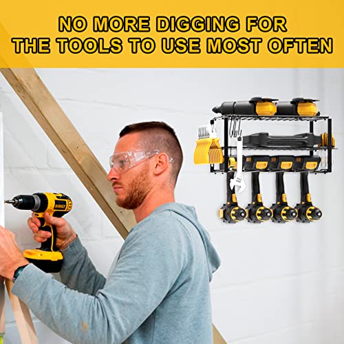 Power Tool Organizer Wall Mount, Garage Tool Organizers and Storage