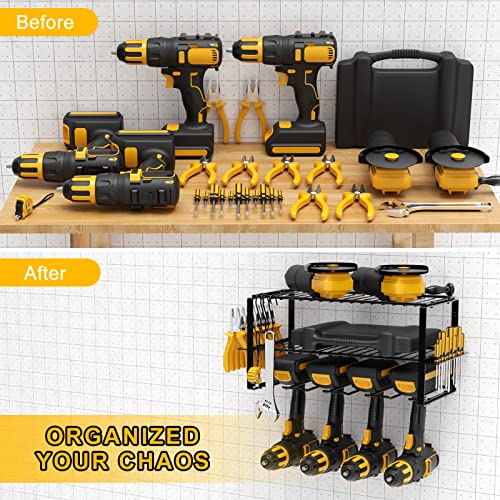 Power Tool Organizer Wall Mount, Garage Tool Organizers and Storage