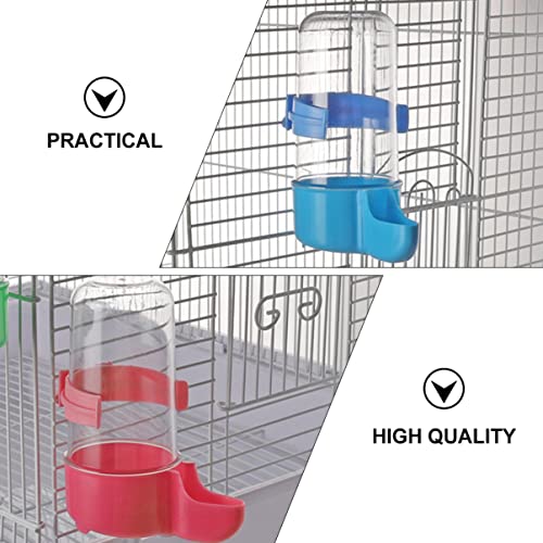 Balacoo 12 pcs Automatic Bird Bird cage Feeder Waterer Bird Water Dispenser Automatic Bird Feeder Waterer Food Feeder