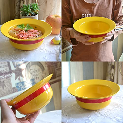 Recxmeiy 3 PCS ONEPIECE Japanese Anime Ramen Ceramic Bowl Set Luffy Straw Hat Ramen Bowl With Chopsticks Anime Fans Gift