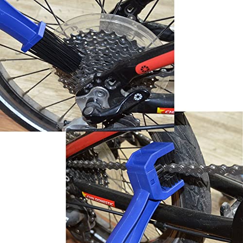 Gymqian Bicycle Chain Cleaning Tool Set,Motorcycle Washer Cleaner Brush Tools,Suitable for all types of sprockets