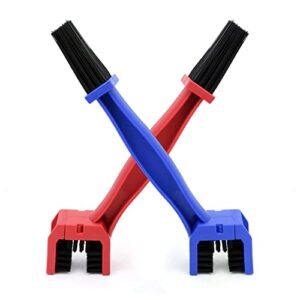 Gymqian Bicycle Chain Cleaning Tool Set,Motorcycle Washer Cleaner Brush Tools,Suitable for all types of sprockets