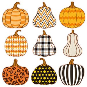 45 pcs 6'' pumpkin bulletin board cutouts for fall halloween thanksgiving classroom pumpkin party decorations farmhouse accents