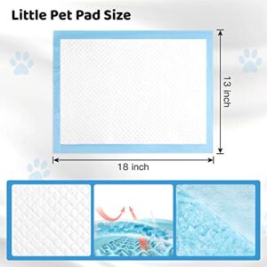 Disposable Puppy Training Pads 100 Count Pee Pads for Dogs, Cats, Rabbits and Guinea Pigs Waterproof Super Absorbent Odour Locking 13” x 18”