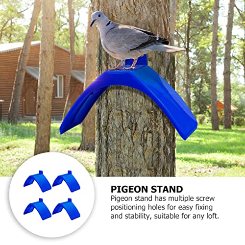 Yardwe Pigeon Perches Frame 16 pcs Dove Rest Dove Rest Stand Dove Perches Dove Perching Rack Stand Plastic Pigeon Bird Rest Holder