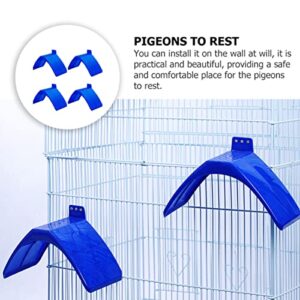 Yardwe Pigeon Perches Frame 16 pcs Dove Rest Dove Rest Stand Dove Perches Dove Perching Rack Stand Plastic Pigeon Bird Rest Holder