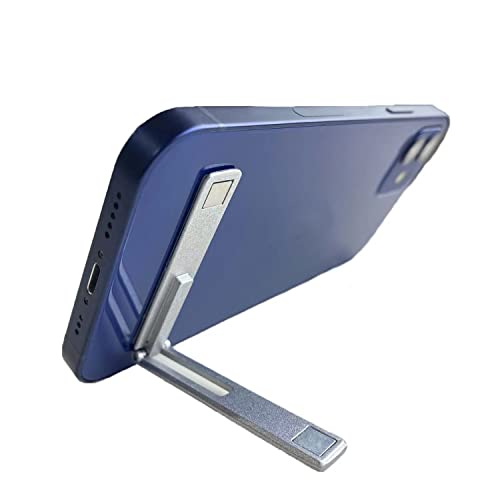 Ultra-Thin Metal Phone Kickstand, Invisible Vertical and Horizontal Stand，Desk Stand Holder Accessories for iPhone, Samsung, LG, Android, Smartphone Accessories