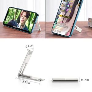 Ultra-Thin Metal Phone Kickstand, Invisible Vertical and Horizontal Stand，Desk Stand Holder Accessories for iPhone, Samsung, LG, Android, Smartphone Accessories