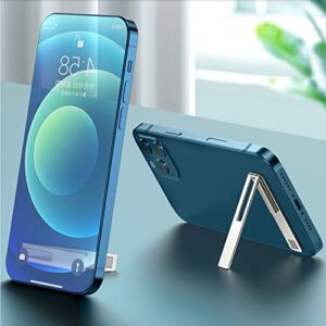 Ultra-Thin Metal Phone Kickstand, Invisible Vertical and Horizontal Stand，Desk Stand Holder Accessories for iPhone, Samsung, LG, Android, Smartphone Accessories