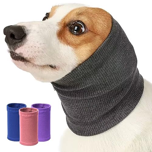 Nanaki Dog Calming Hoodie Head Cover Sleeves - Quiet Ear Covers Hood for Noise, The Grooming and Force Drying Head Protection for Anxiety Relief and Calming Dog Neck and Ear Warmer