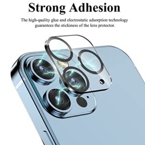 [5 Pack] YWXTW Camera Lens Protector Compatible with iPhone 13 Pro Max 6.7" / 13 Pro 6.1" Tempered Glass, [Night Shooting Mode] Case Friendly, High Definition