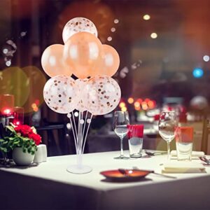 Tinabless Balloon Arch Clips(120 pcs) + 3 Set Balloon Stand Holder Kit for Birthday Wedding Party Decorations Supplies