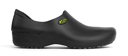 Chef Shoes for Women - Slip Resistant - StickyPro Food Service Kitchen Shoes (7.5, Black)