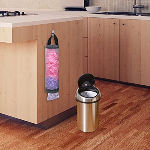 Kitchen Rubbish Bag Round Storage Bag Miscellaneous Wall Hanging Organizer Convenient Extraction Box Storage Bag Hanging Bag Small Pink Trash Bags