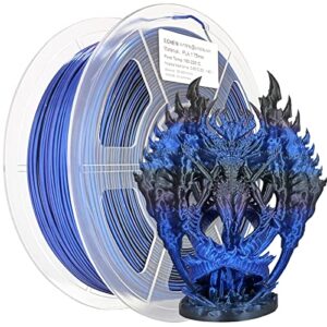 echen pla filament 1.75mm, 3d printer filament silk black purple blue filament, 3d printing filament 1kg/2.2lbs