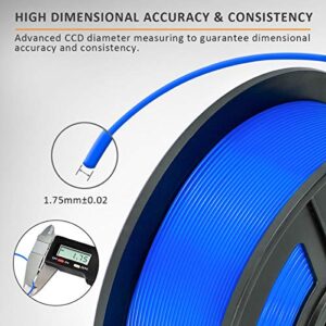 SUNLU 3D Printer Filament Dryer S2 Black and 1KG PLA Filament 1.75mm Blue