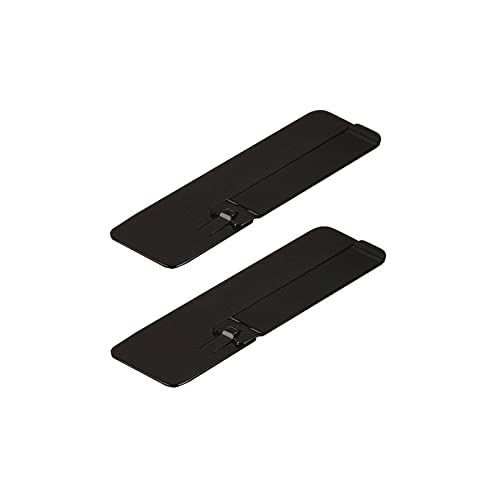 2-Pack Thin Phone Kickstand, Foldable and Portable, Black